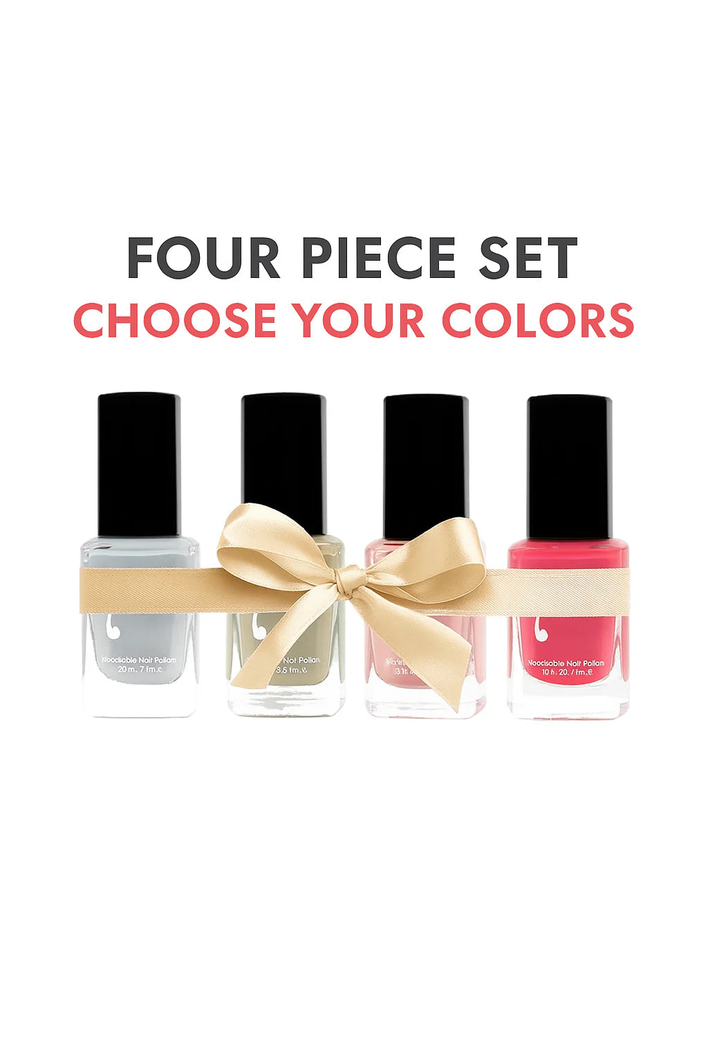 4 Piece Nail Polish Set | Choose Your Colors – 786cosmetics.pk
